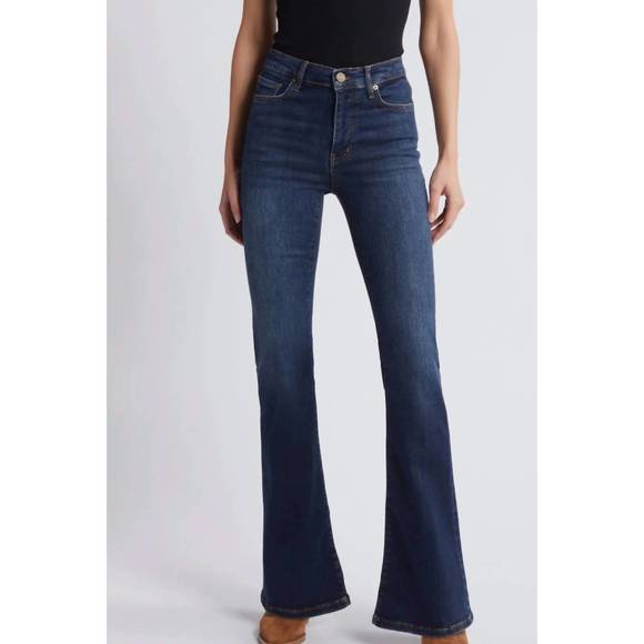 Frame Denim | Jeans | New Frame Le Easy Flare Jean In Moonflower | Poshmark